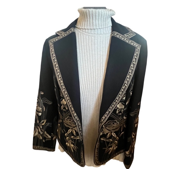 Peter Nygard | Jackets & Coats | Peter Nygard Heavily Embroidered ...